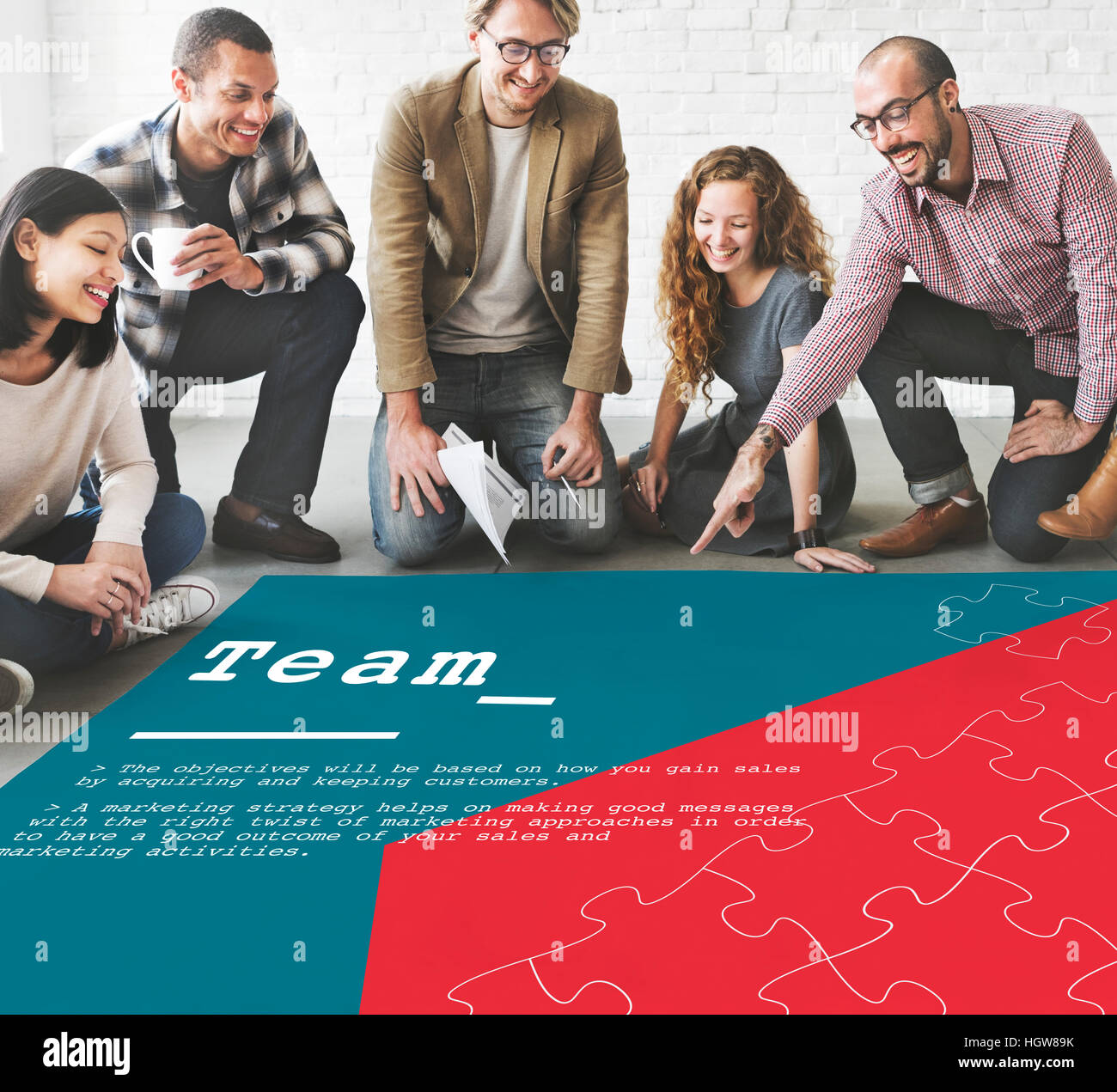Team Work Collaboration Cooperation Concept Stock Photo - Alamy