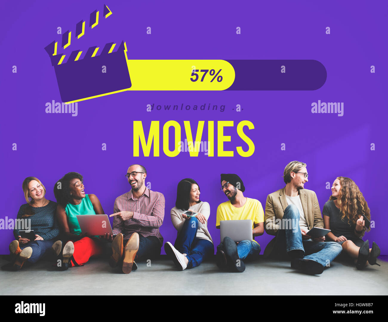 Entertainment Multimedia Theatre Movies Concept Stock Photo - Alamy