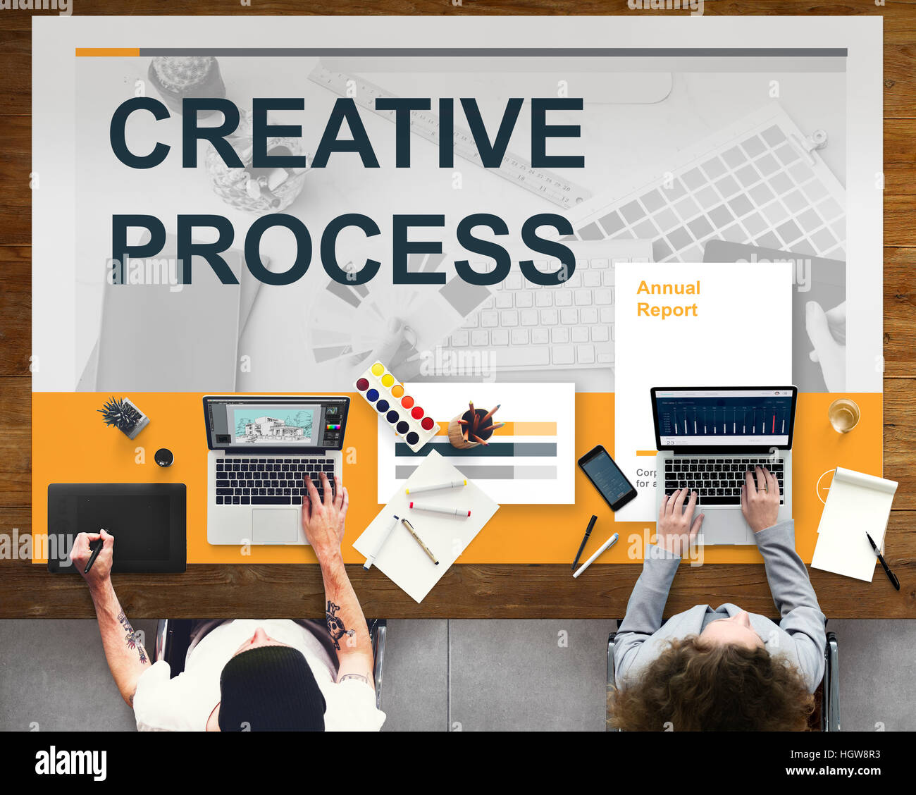 Creative Thinking Process Design Graphic Concept Stock Photo - Alamy