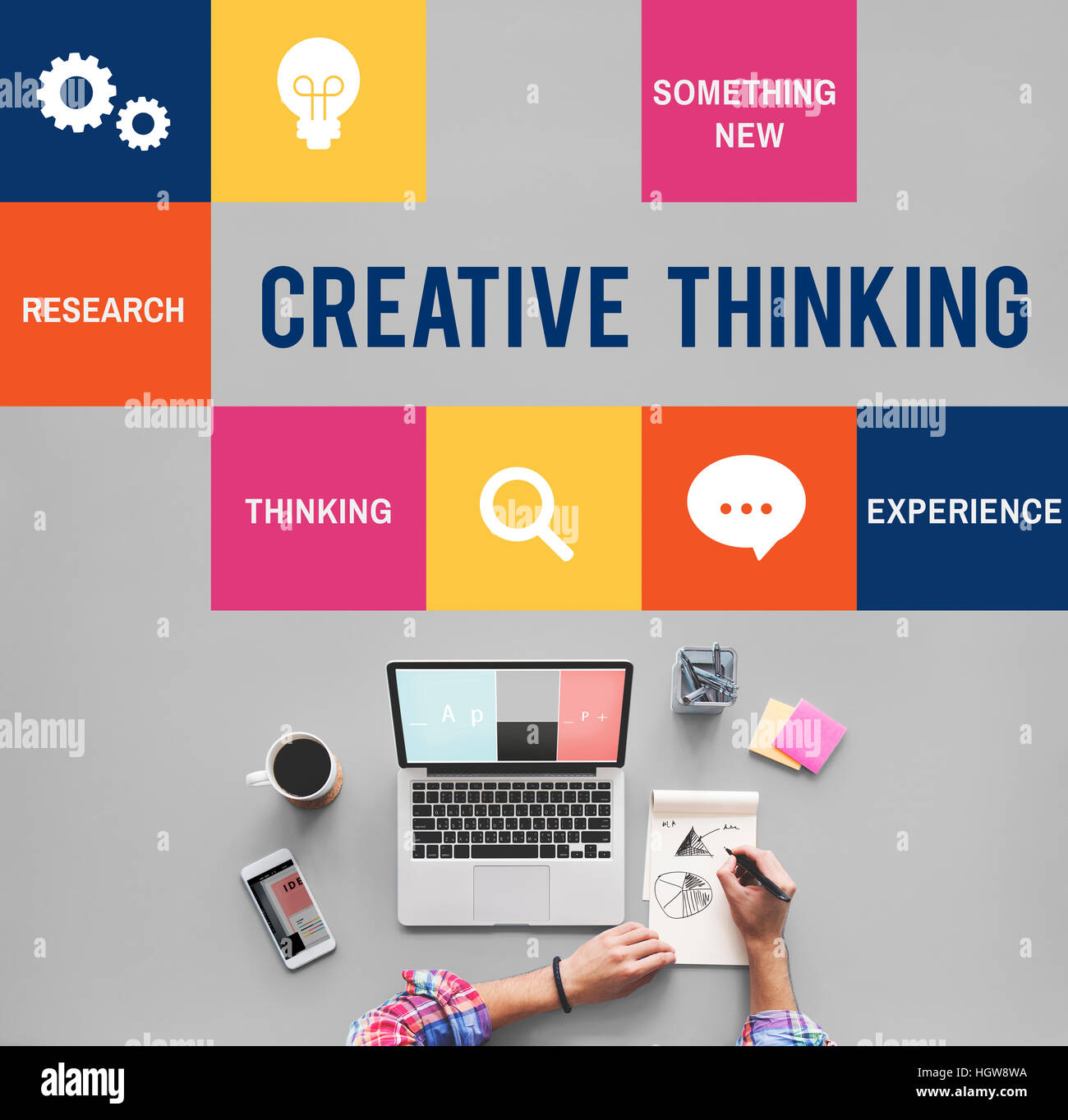 Fresh Ideas Creative Thinking Concept Stock Photo - Alamy