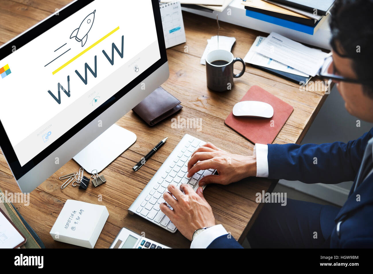 Web Design Internet Technology Concept Stock Photo - Alamy