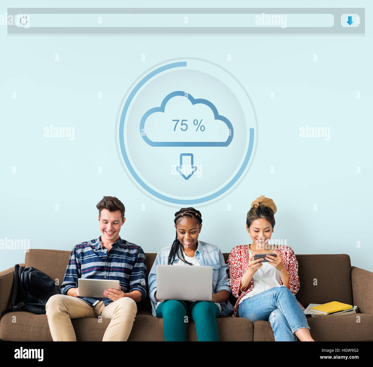 Cloud Storage Modern Technology Concept Stock Photo - Alamy
