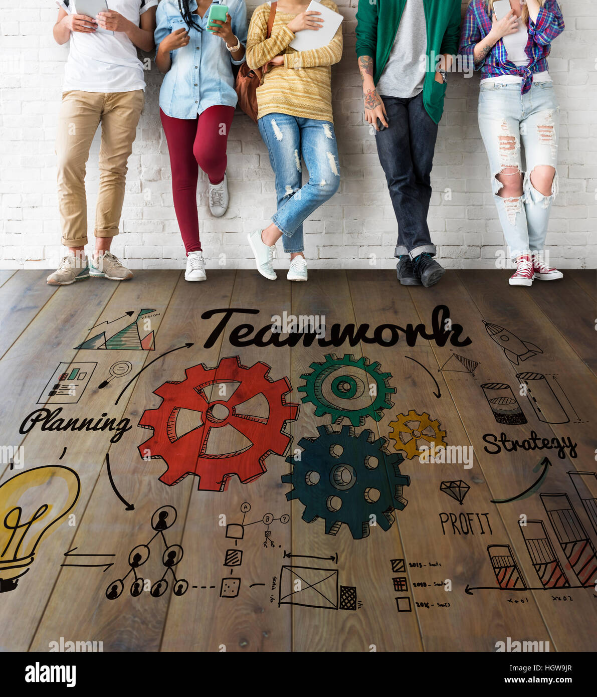Teamwork Community Partnership Union Concept Stock Photo - Alamy