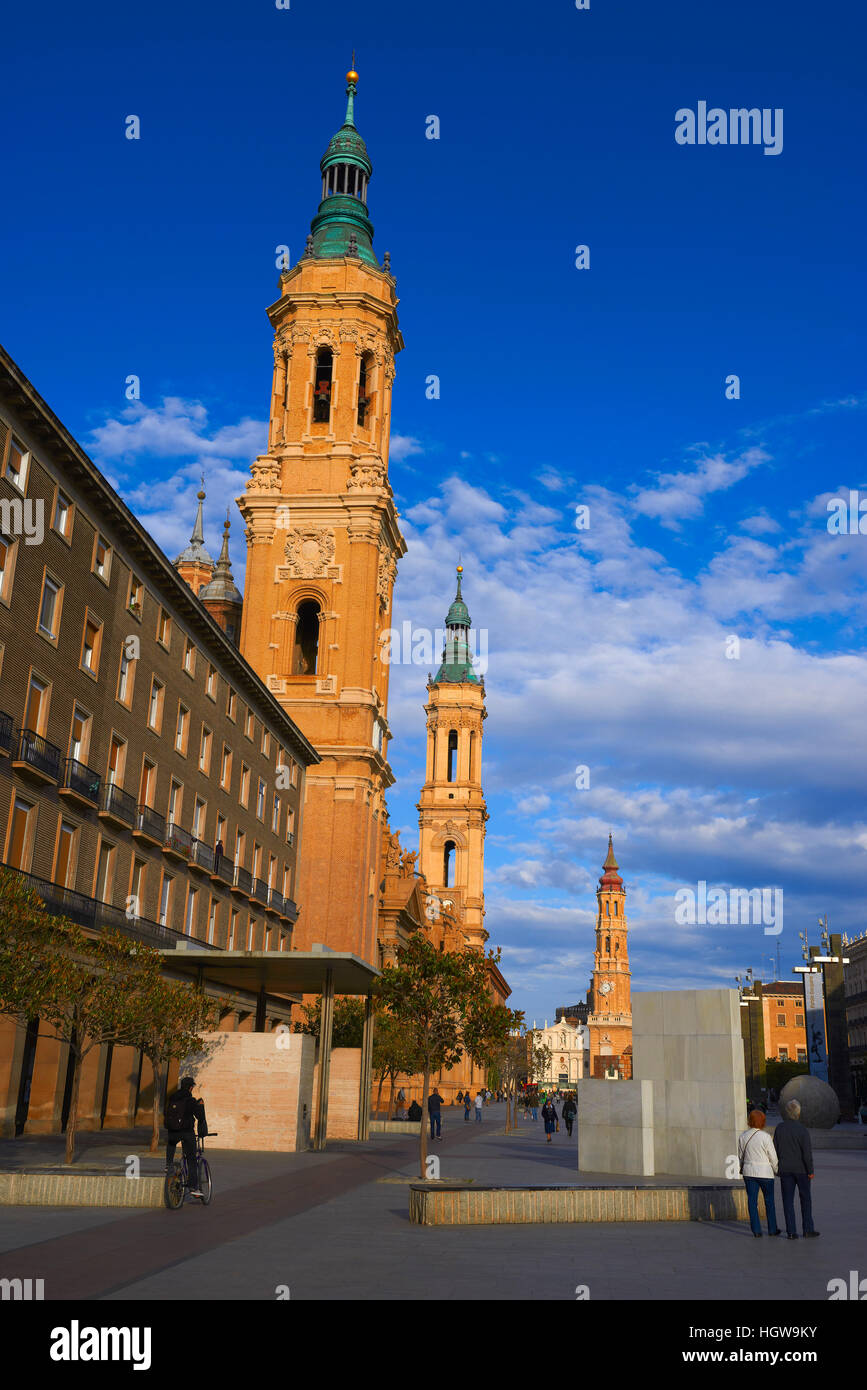 Zaragoza, Basilica del Pilar, La Seo cathedral, Basilica del Pilar ...