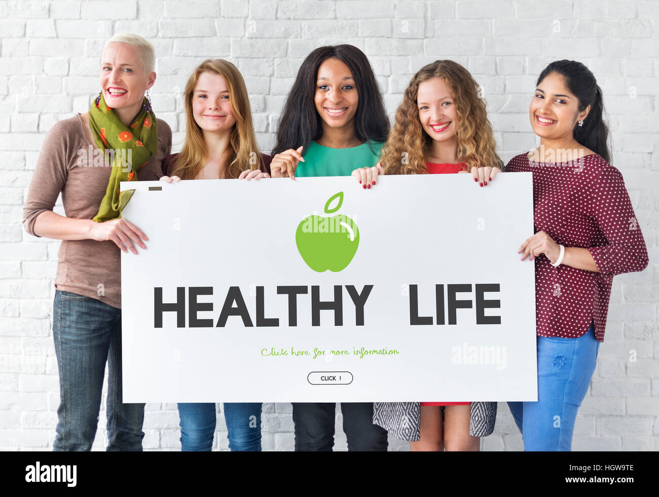 Health Care Healthy Life Concept Stock Photo - Alamy
