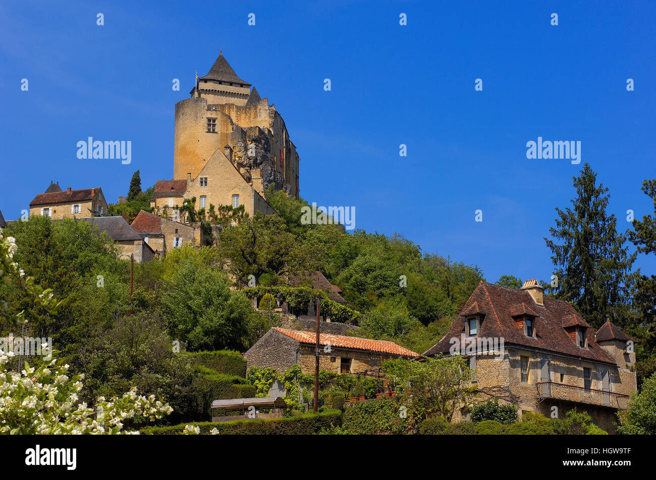 Castelnaud, Castle, Castelnaud la Chapelle, Perigord, Dordogne valley ...