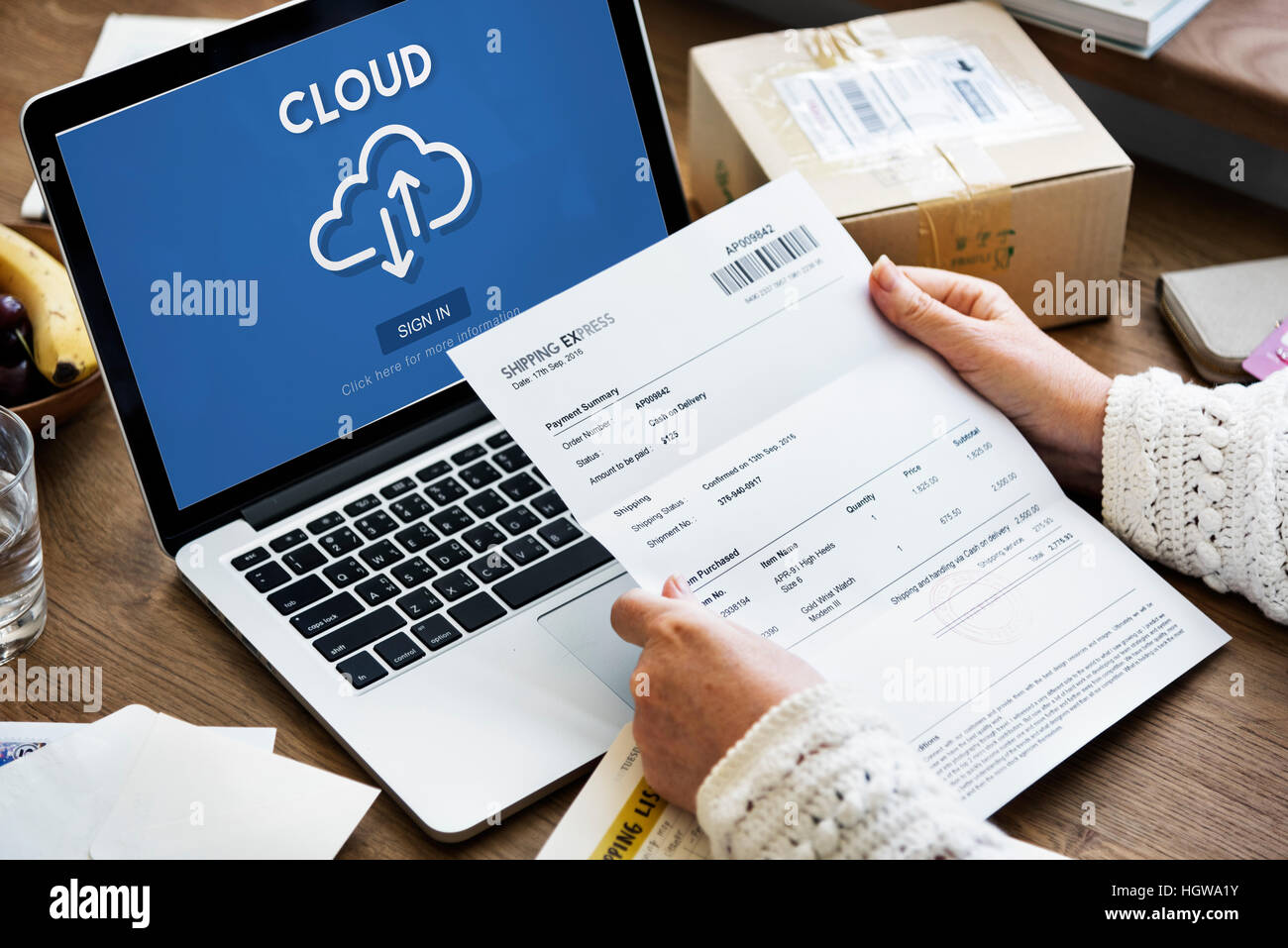 Cloud Storage Modern Technology Concept Stock Photo - Alamy
