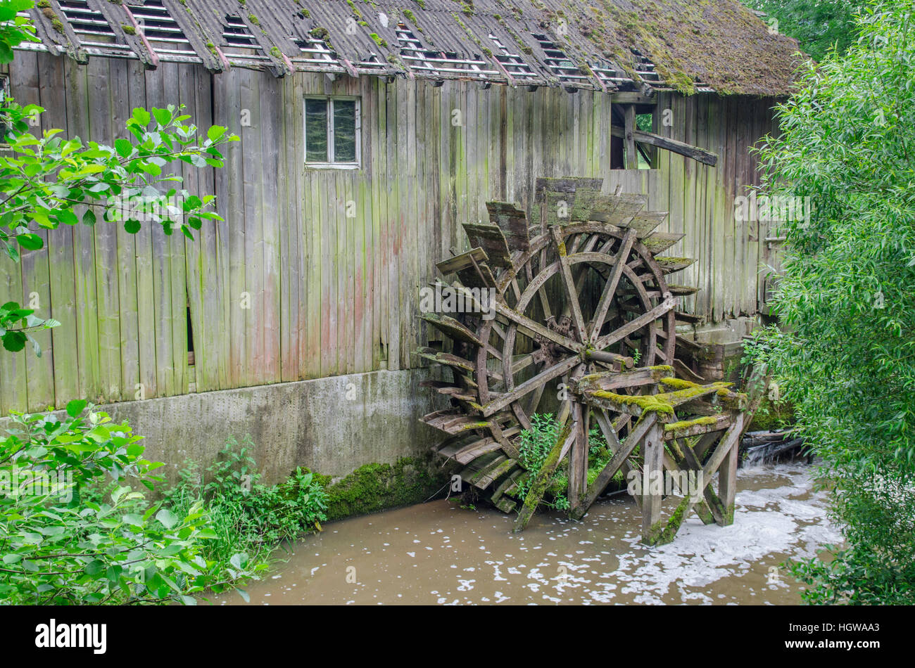 Historic water wheel hi-res stock photography and images - Alamy