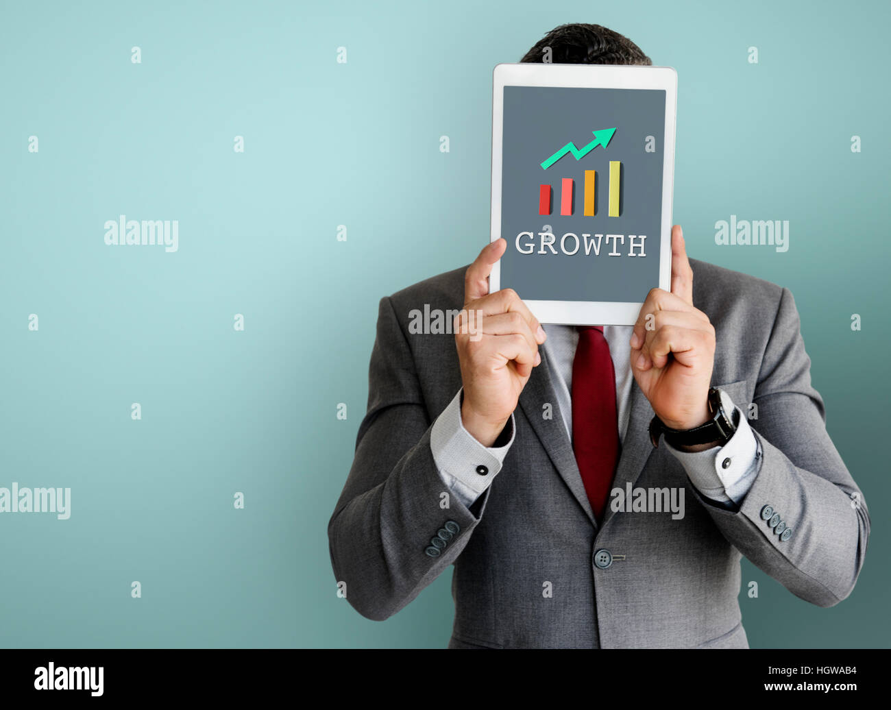 Growth Graph Profit Increase Concept Stock Photo - Alamy