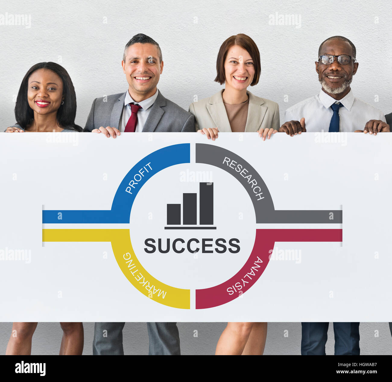 Success Diagram Processes Circle Concept Stock Photo - Alamy