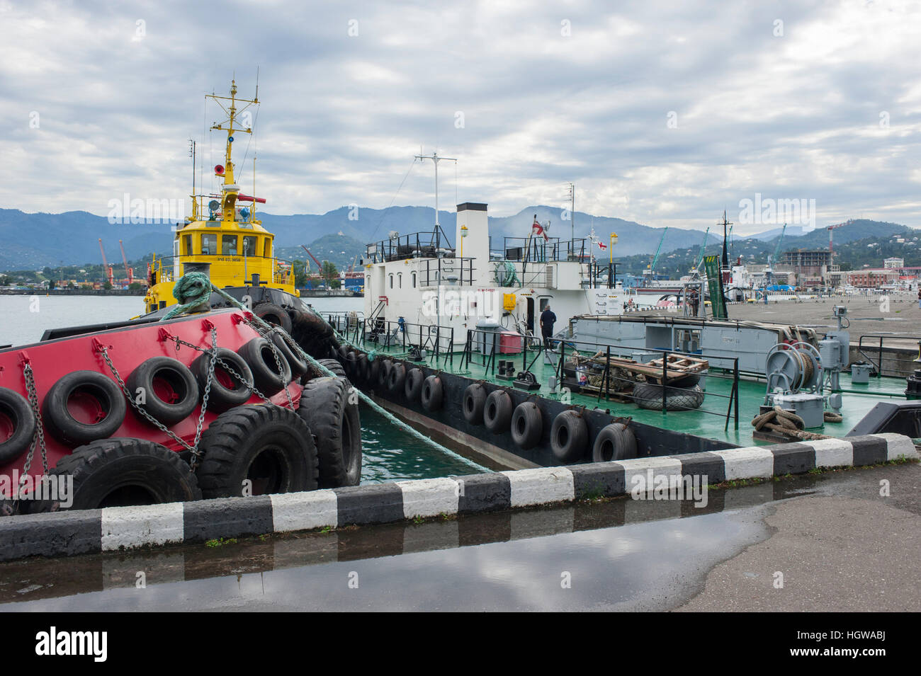 Batumi port hi-res stock photography and images - Alamy