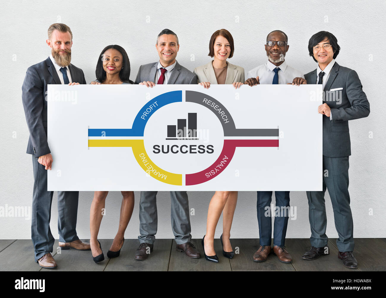 Success Diagram Processes Circle Concept Stock Photo - Alamy