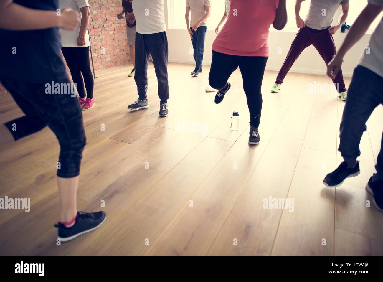 Diversity People Exercise Class Relax Concept Stock Photo - Alamy