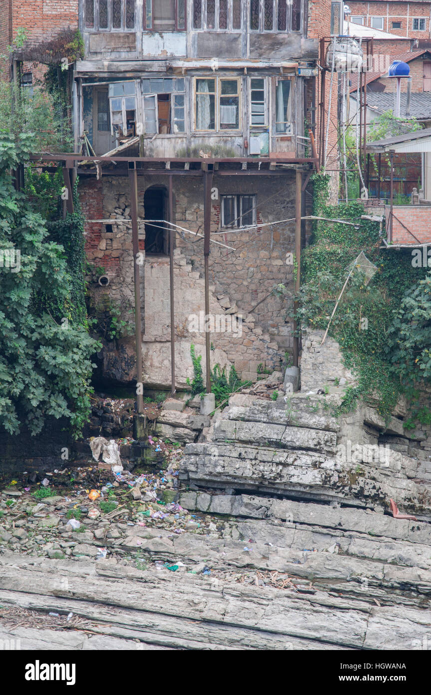 Old houses above rioni river hi-res stock photography and images - Alamy