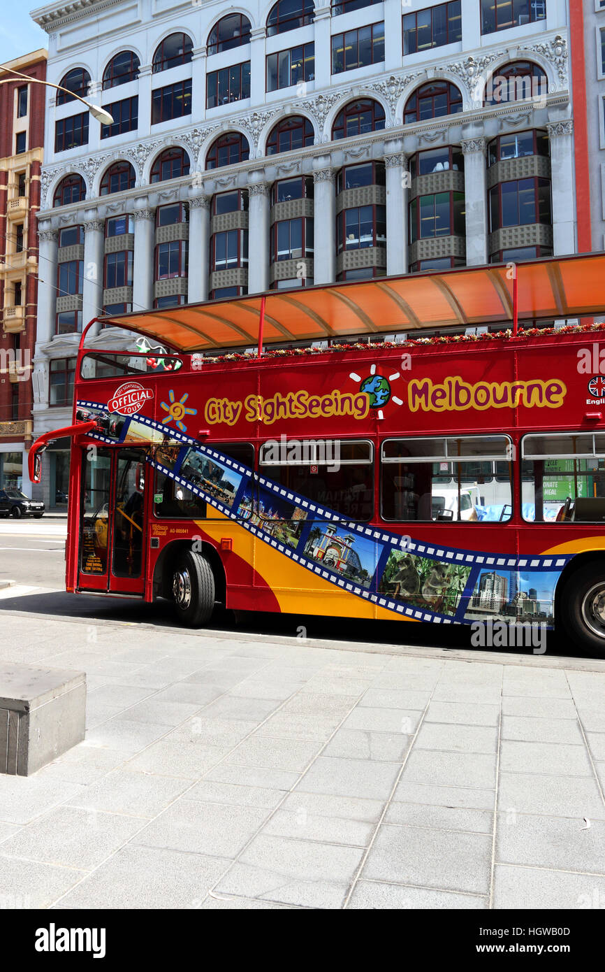 Melbourne bus hi-res stock photography and images - Alamy