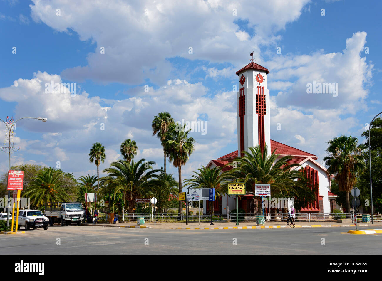 Church, Gobabis, Namibia Stock Photo - Alamy