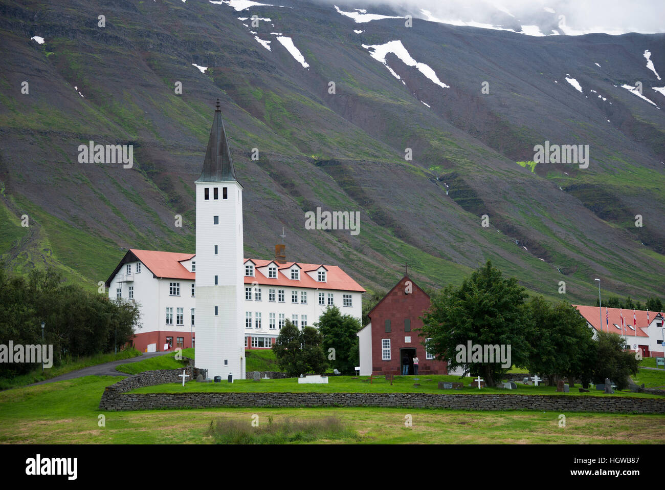 Church, Holar, Iceland Stock Photo - Alamy