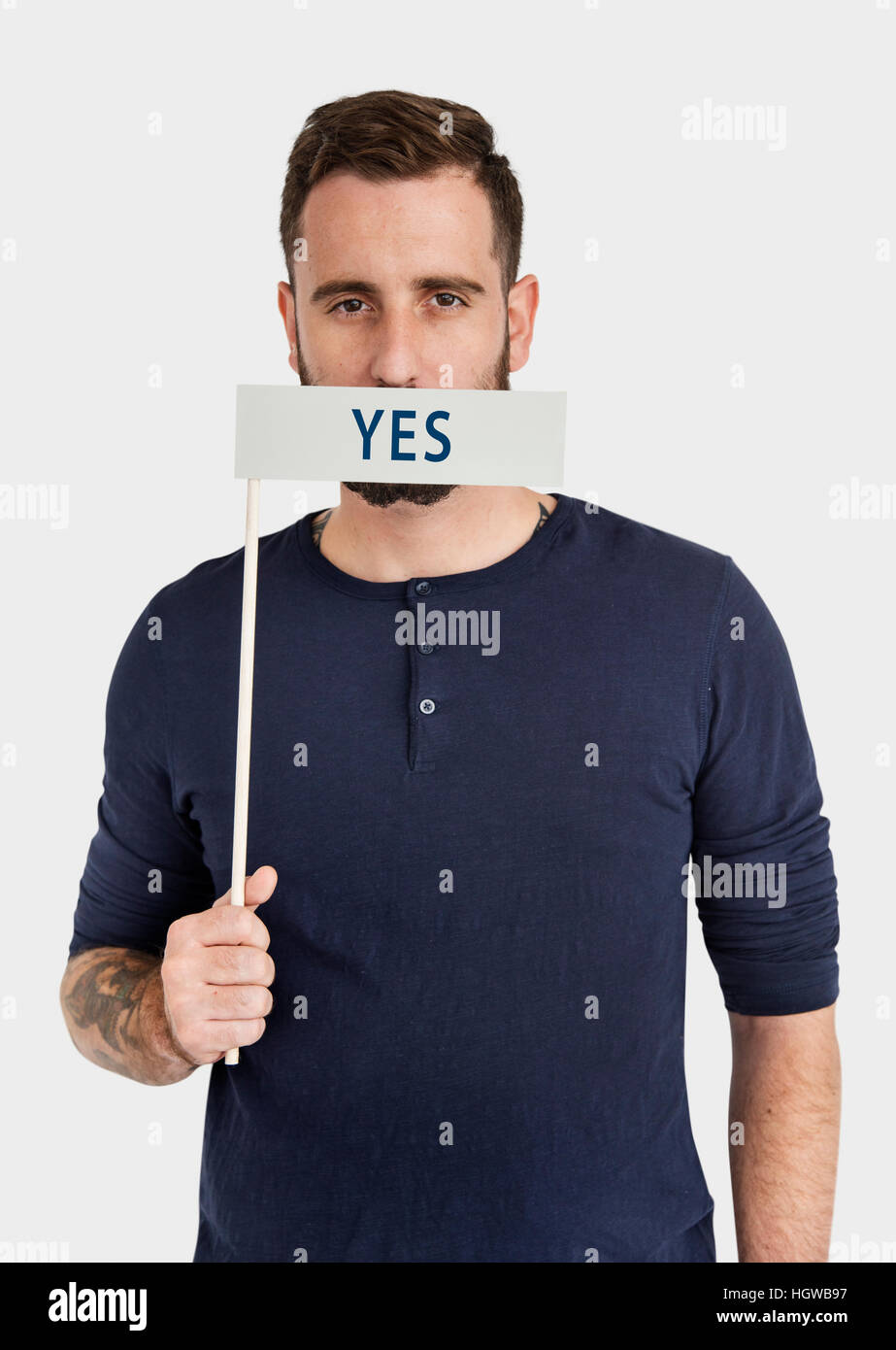 Yes Decision Approval Answer Concept Stock Photo - Alamy