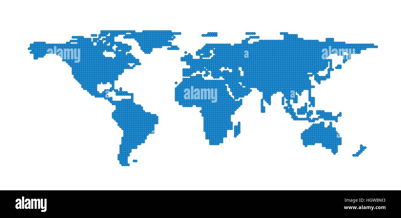 Dotted World Map Stock Vector Image & Art - Alamy Dotted World Map Stock Vector Image & Art - Alamy