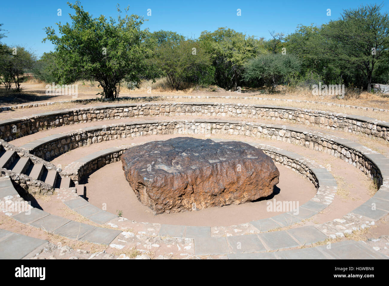 Hoba Meteorit, Namibia Stock Photo - Alamy