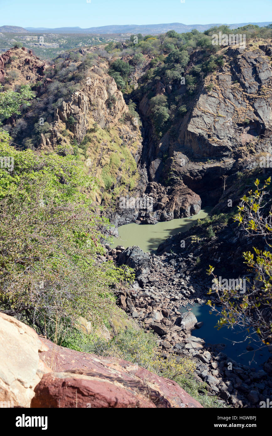 Ruacana falls without water hi-res stock photography and images - Alamy