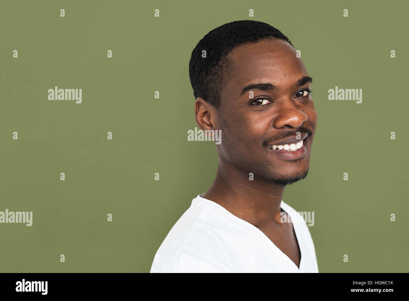 African Male Side Shoot Concept Stock Photo - Alamy
