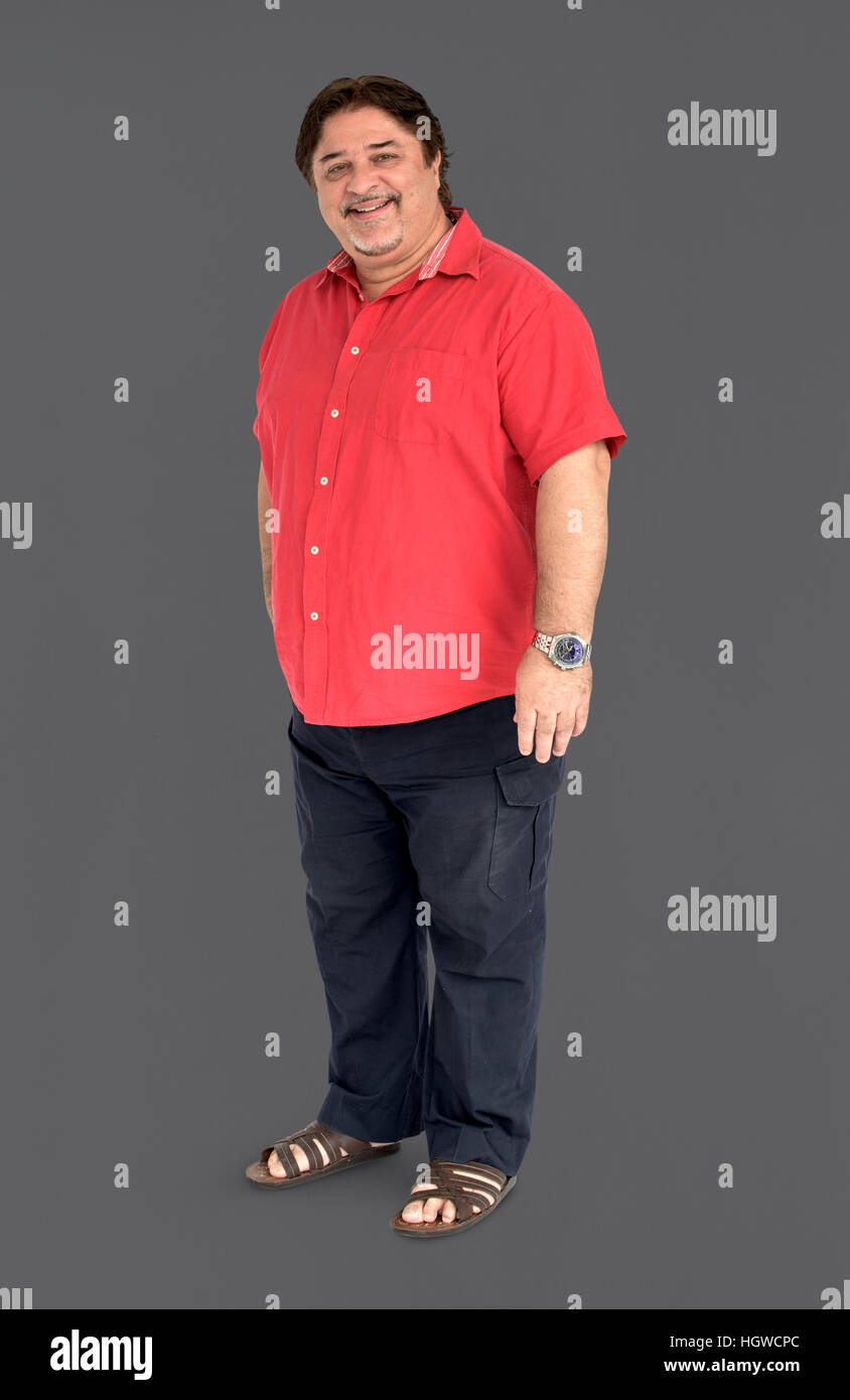 People Man Full Body Studio Shoot Concept Stock Photo - Alamy