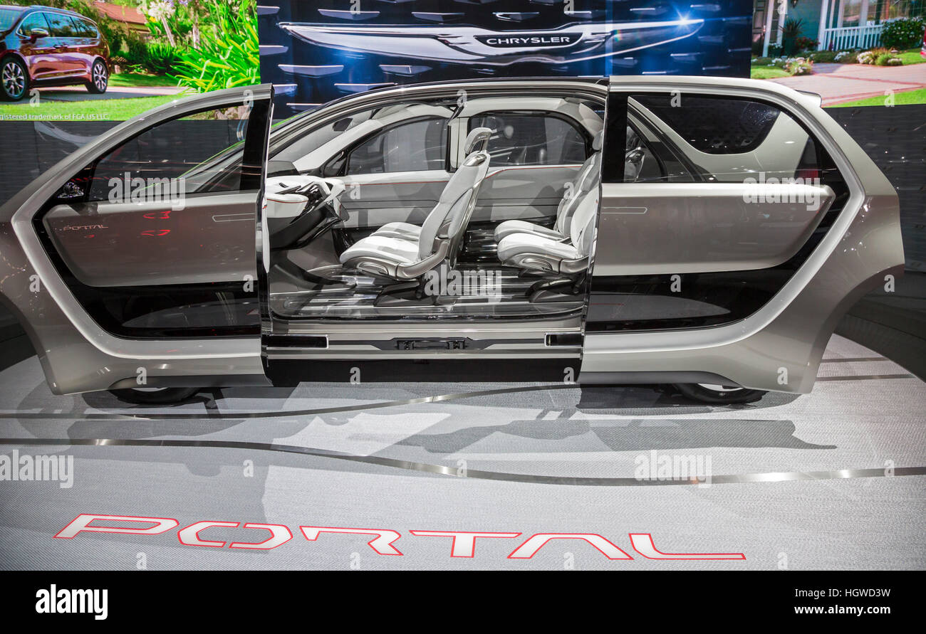 Detroit, Michigan - Fiat Chrysler's Portal on display at the North ...