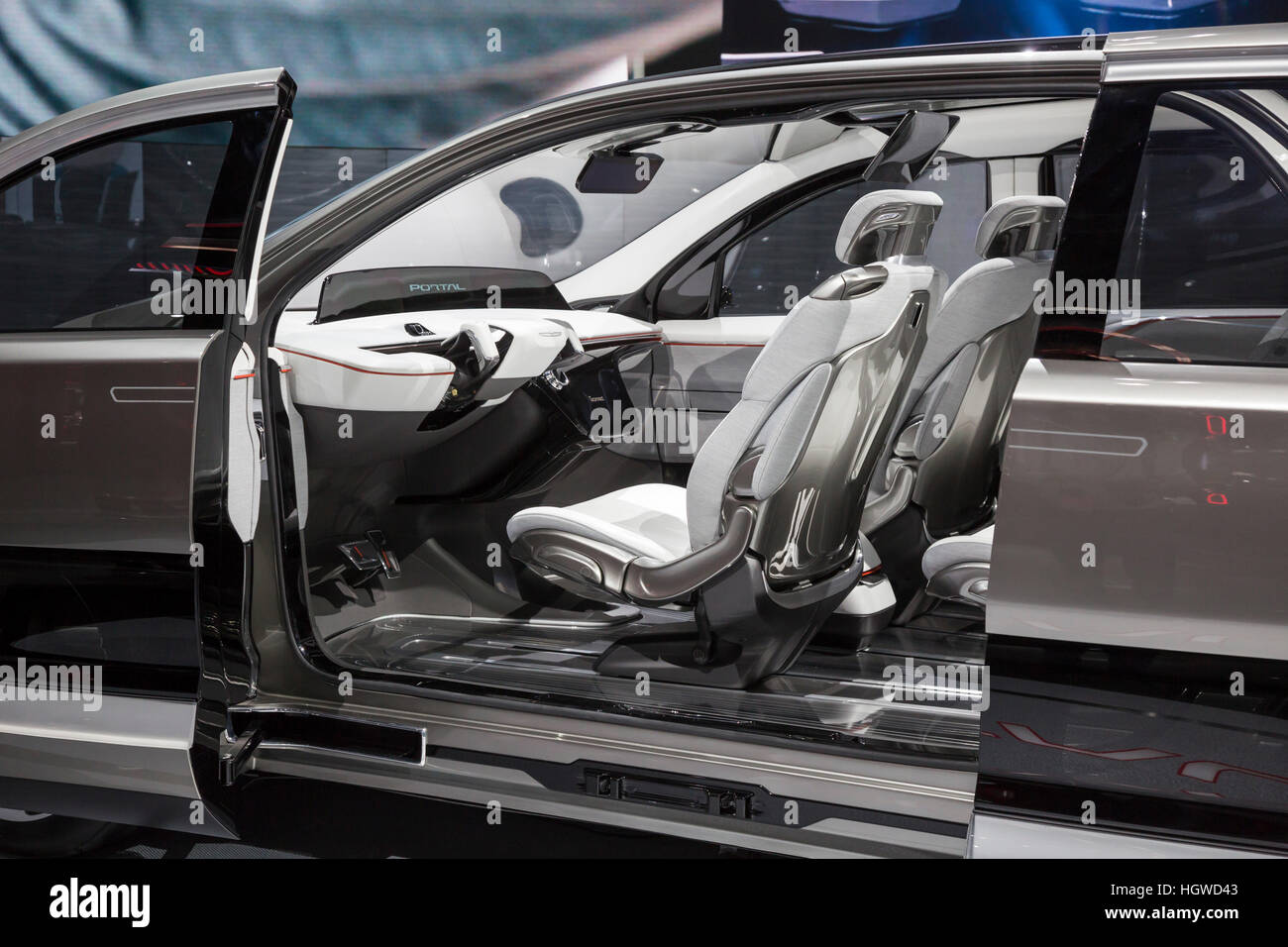 Detroit, Michigan - Fiat Chrysler's Portal on display at the North ...