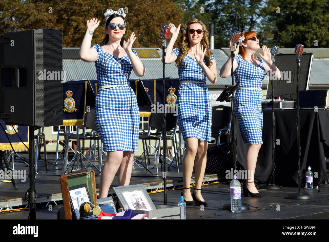 The Bluebird Belles singing at Duxford Air Show Stock Photo - Alamy