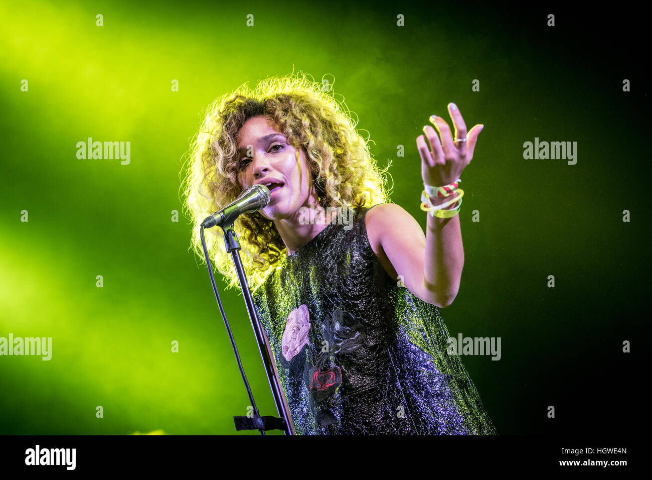 Izzy Bizu performs live at Bestival 2016 at Robin Hill country park on ...