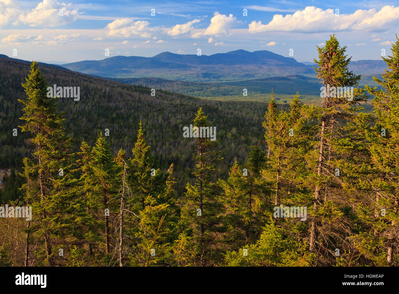 Maine mountain bigelow hi-res stock photography and images - Alamy