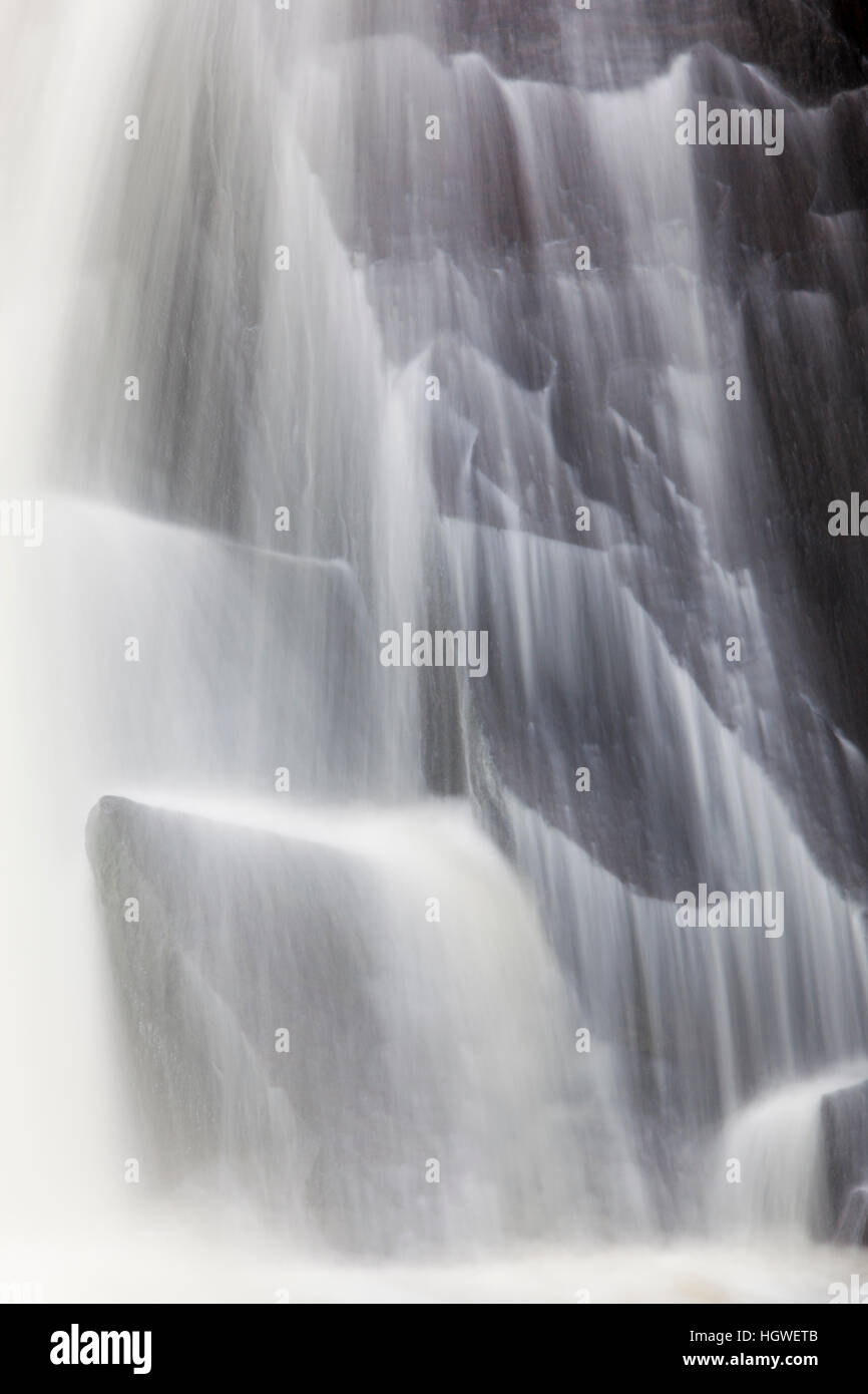 Cold Stream Falls in Maine's Northern Forest. Cold Stream Gorge ...