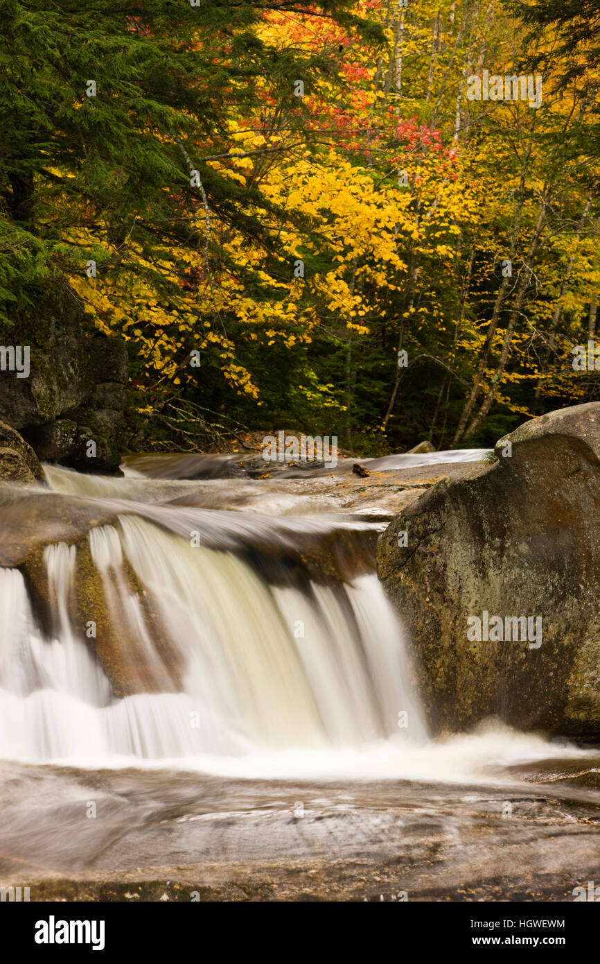 Screw Auger Falls in Maine's Grafton Notch State Park. Fall. Bear River ...