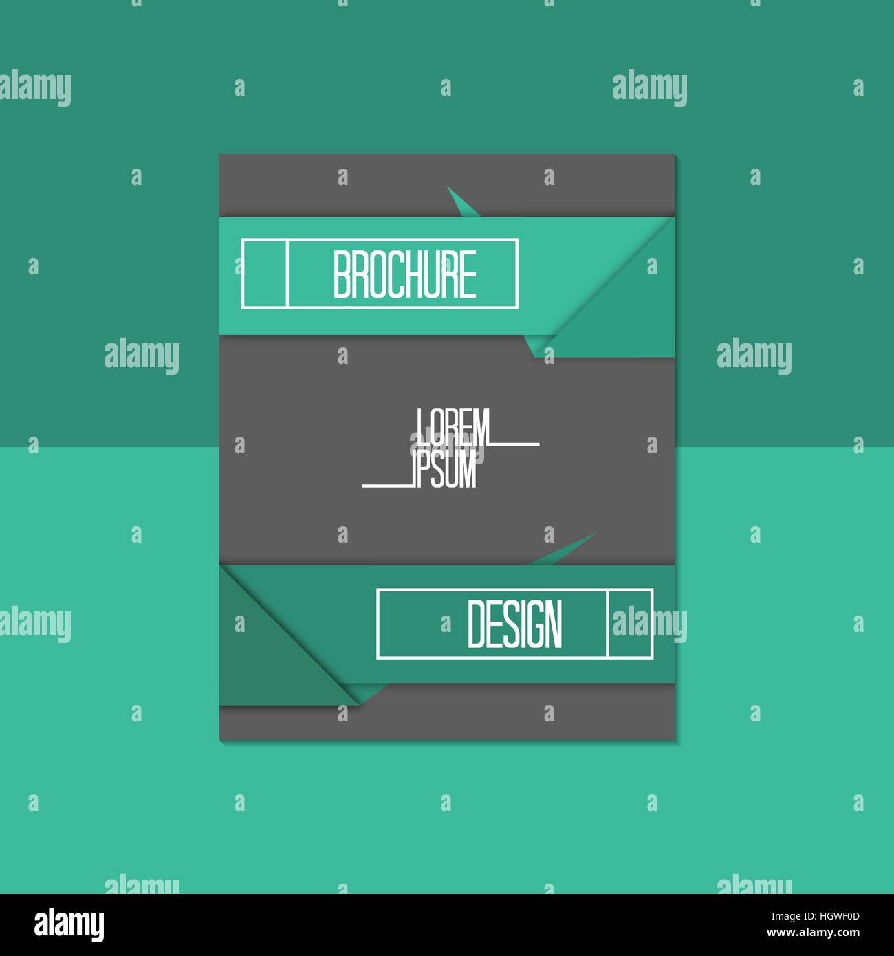 Modern brochure abstract design. Banner. Vector illustration Stock ...