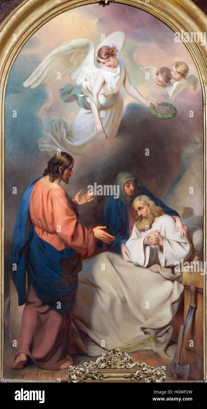 Death of saint joseph hi-res stock photography and images - Alamy