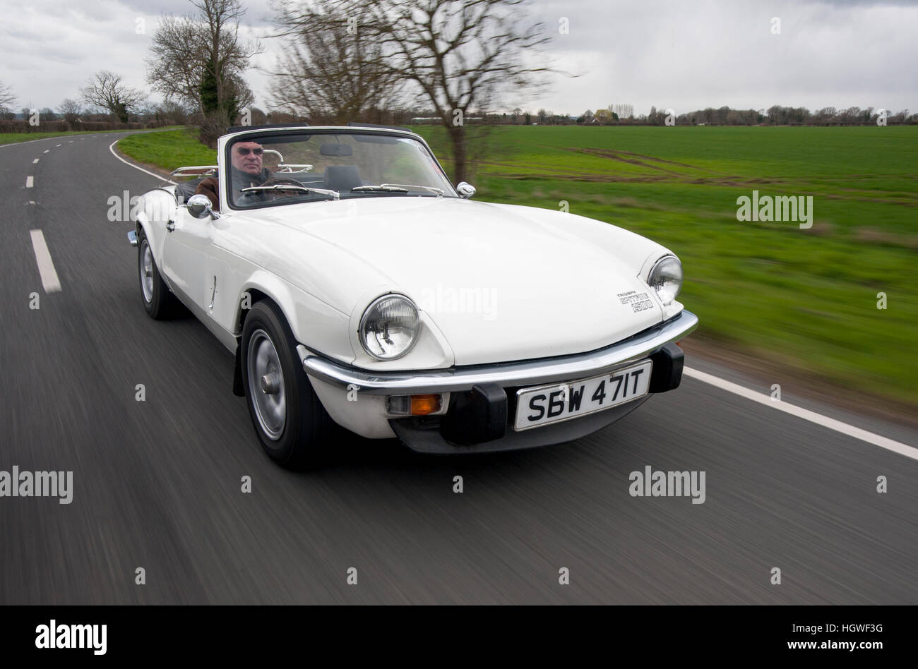 1979 Triumph Spitfire 1500 classic British convertible sports car Stock ...