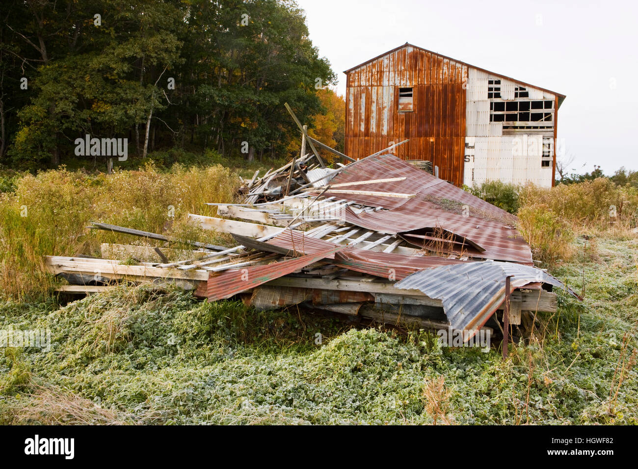 A scene from the Benjamin Farm in Scarborough, Maine Stock Photo - Alamy