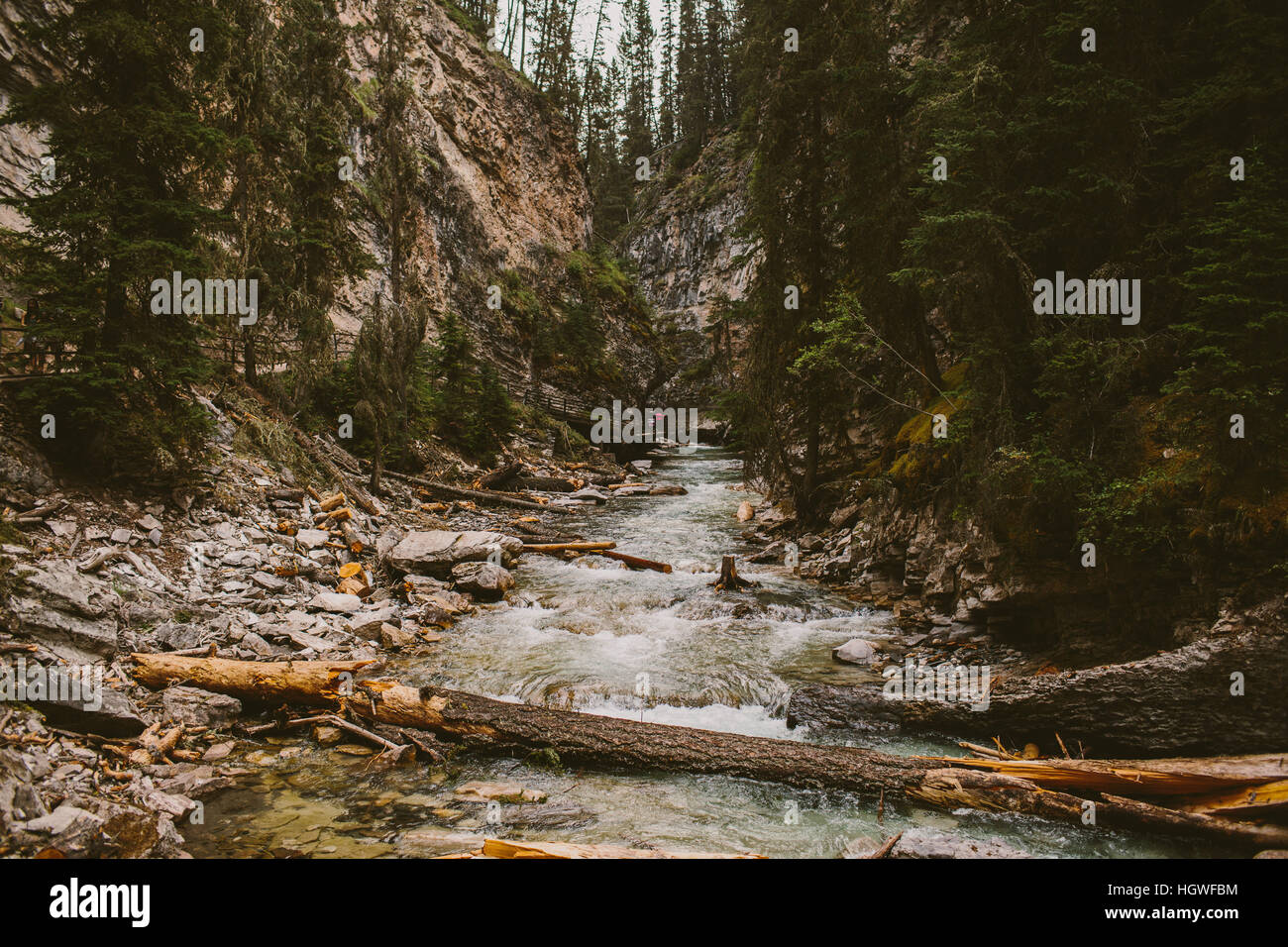 river in banff Stock Photo - Alamy