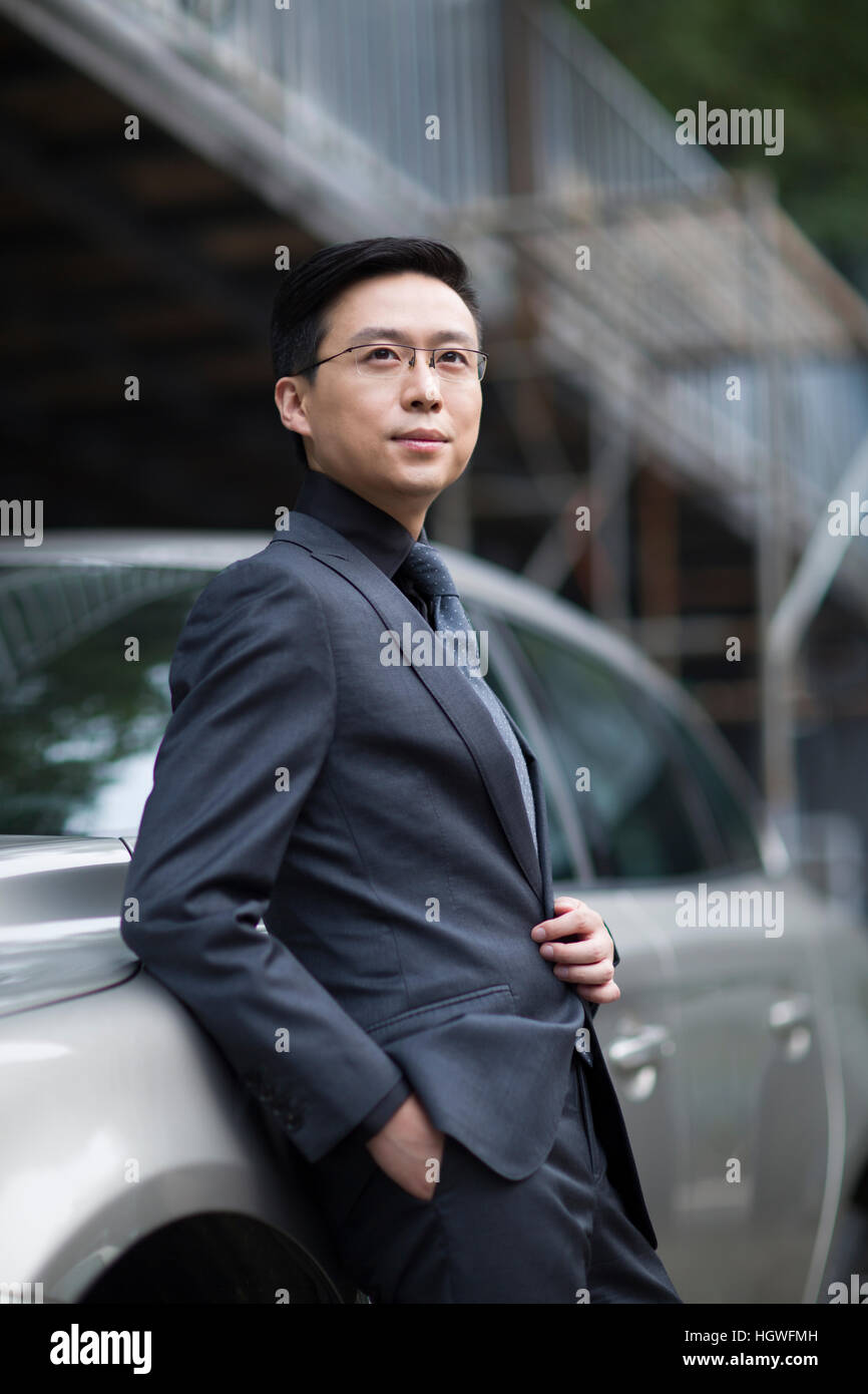 Standing side by side looking away authority hi-res stock photography ...