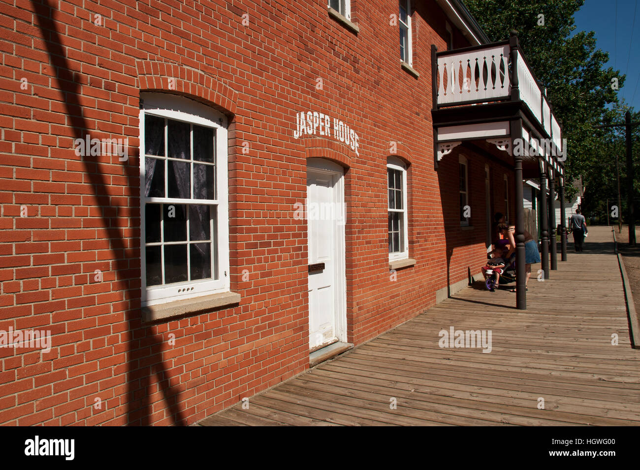 Fort Edmonton, Alberta, Canada, is a reconstruction of the 19th and ...