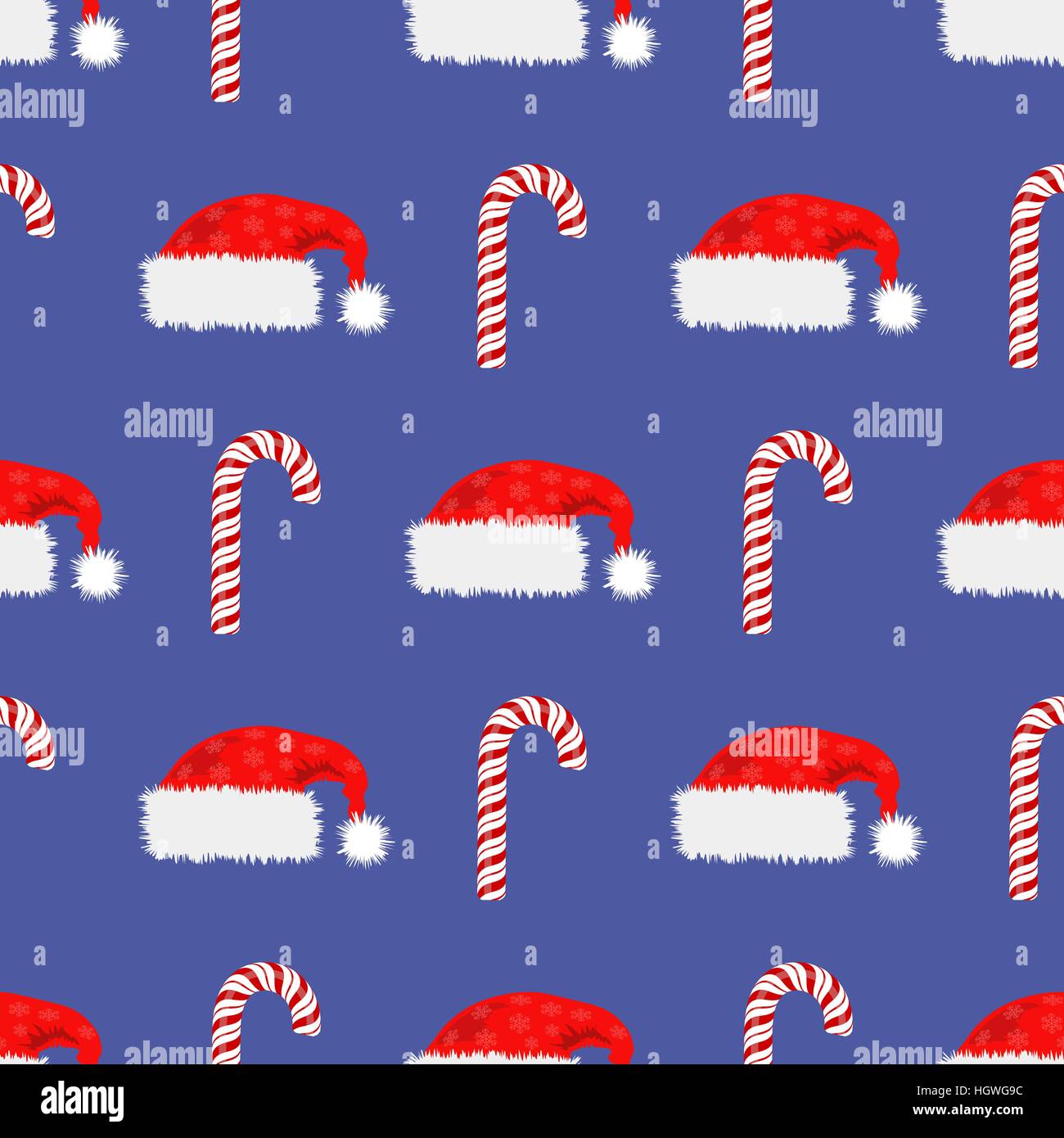 Santa hat sweet candy Stock Vector Images - Alamy