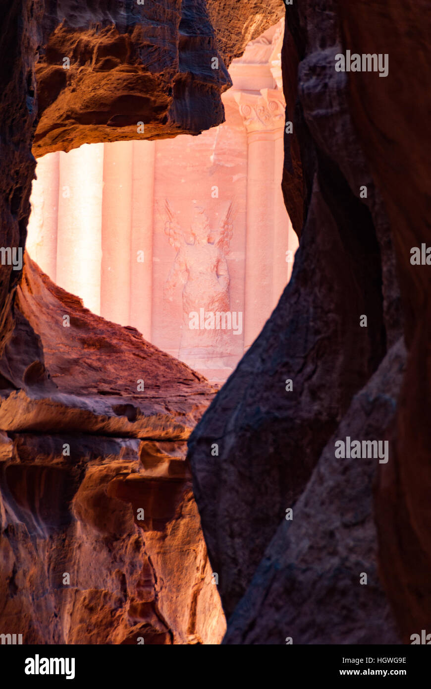 Image of the Treasury, Petra, Jordan Stock Photo - Alamy