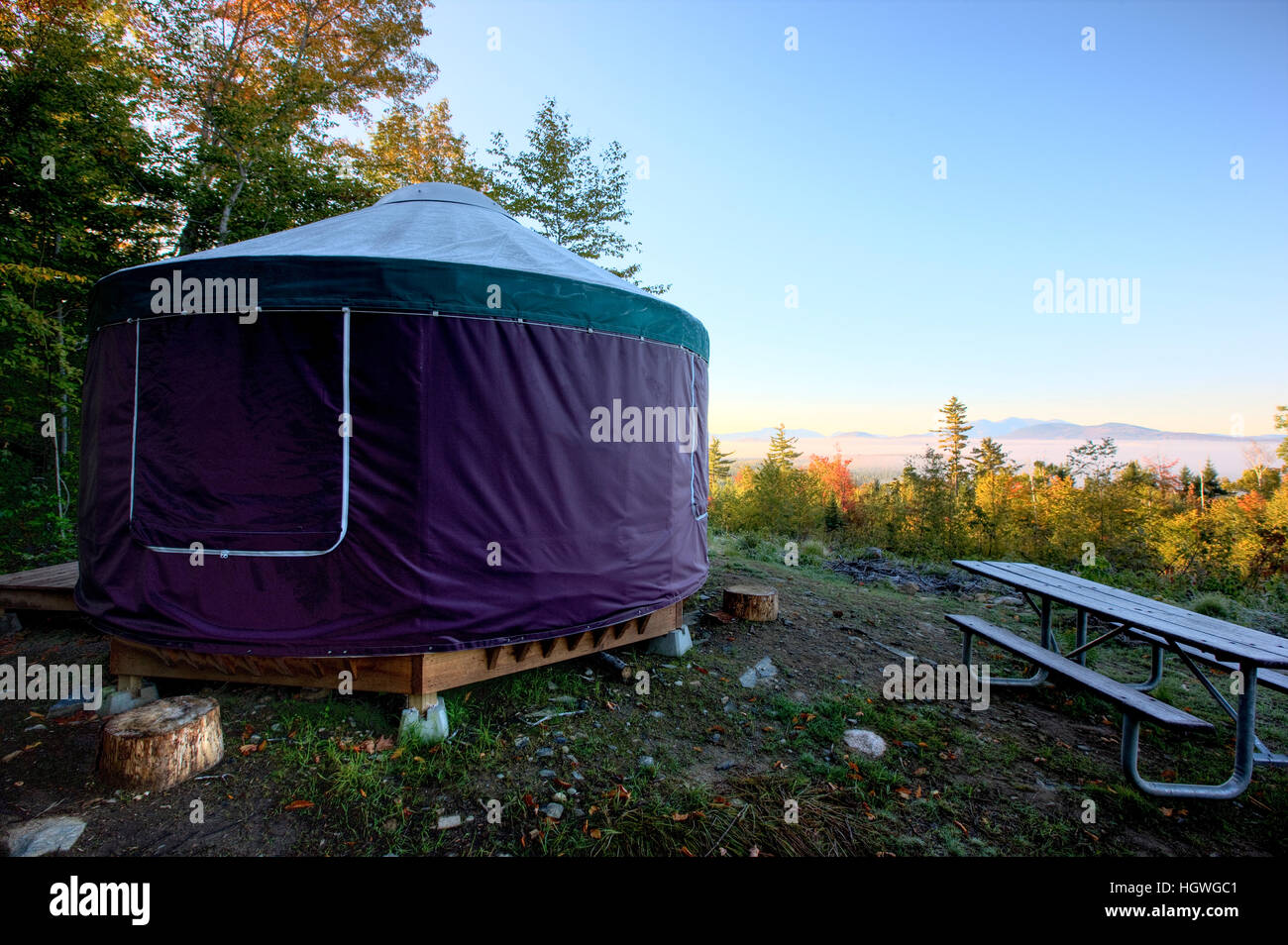 Permanent yurt hi-res stock photography and images - Alamy