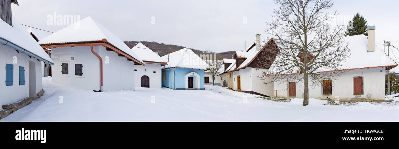 Sebechleby - The panorama settlement of old vine cellar houses from ...