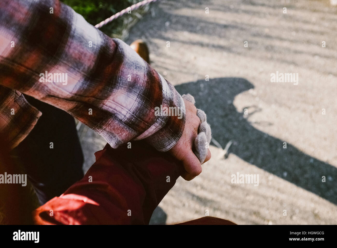 point of view couple holing hands Stock Photo - Alamy