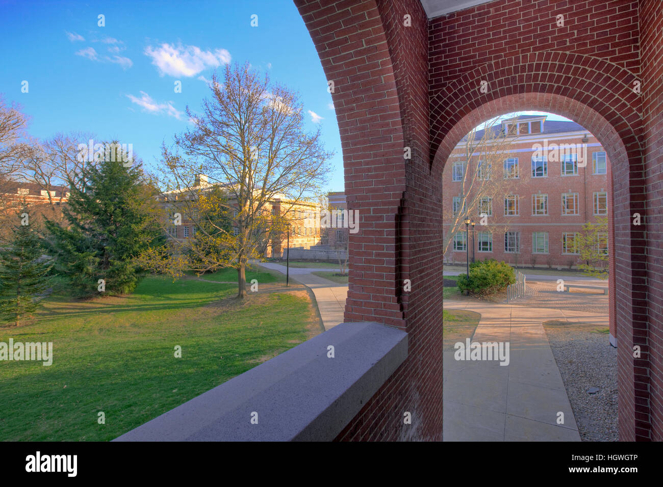 On campus at the University of New Hampshire in Durham Stock Photo - Alamy