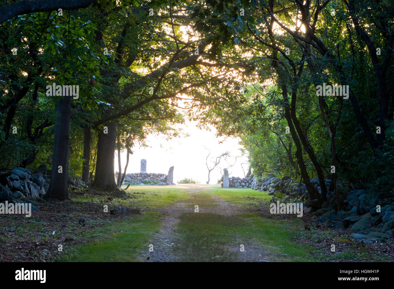 A trail in Odiorne State Park in Rye, New Hampshire Stock Photo - Alamy