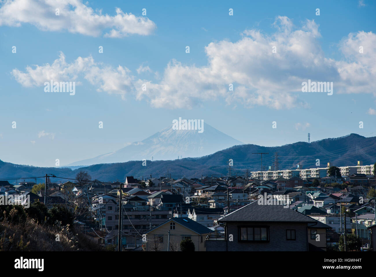 Mt fuji view from isehara city hi-res stock photography and images - Alamy