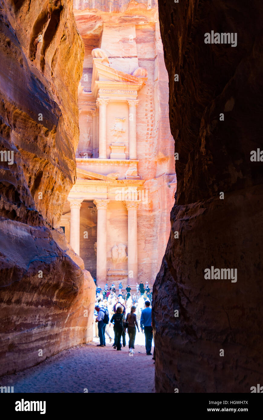 Image of the Treasury, Petra, Jordan Stock Photo - Alamy
